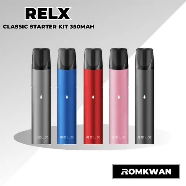Relx Classic Starter Kit (Close System) พร้อมหัว 2 อัน แน่น เต็มคำ